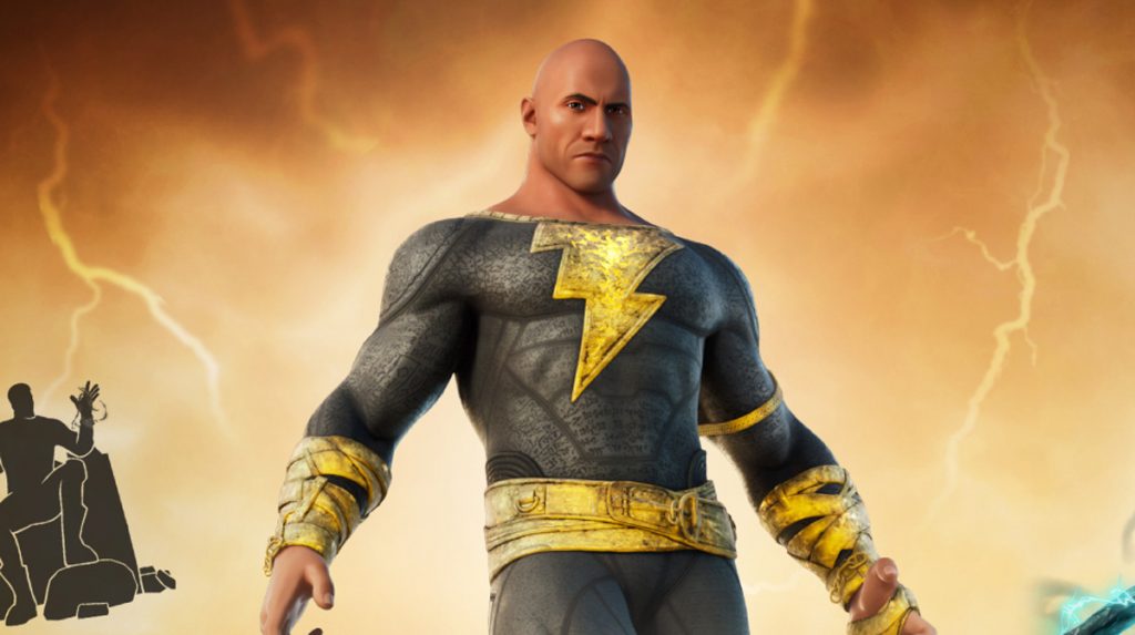 La skin de Black Adam llega a Fortnite y Dwayne Johnson los presenta