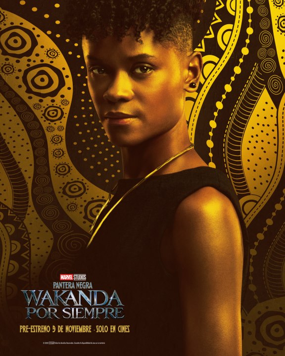 Black Panther: Wakanda Forever cuenta con nuevos posters individuales
